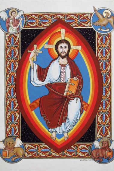 Jésus-Christ, Lumière du monde | Lux et Lumen – Atelier d'enluminure
